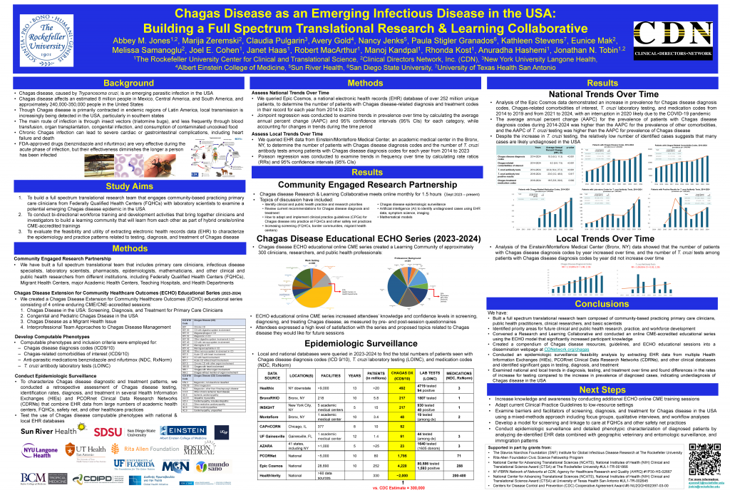 Chagas Disease as an Emerging Infectious Disease in the USA: A CTSA ...